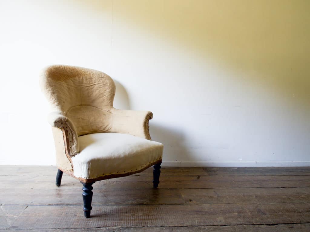 Deconstructed French armchair - The Vintage Rooms