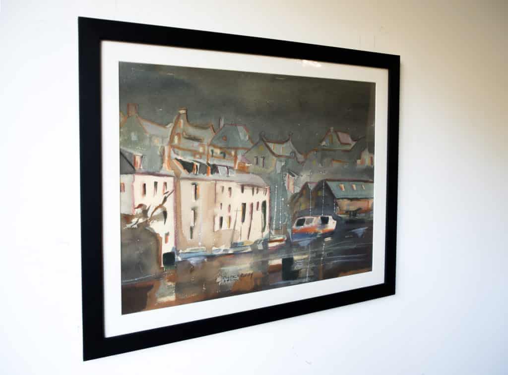 Claude Croney watercolour - The Vintage Rooms