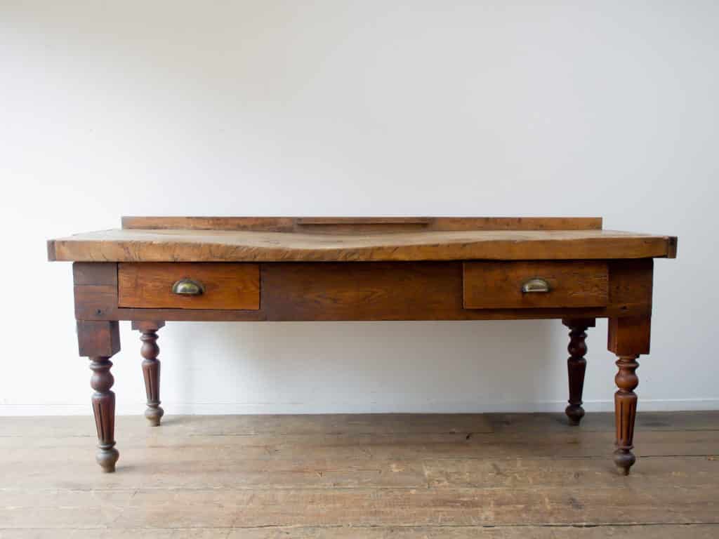 Butcher's block prep table - The Vintage Rooms